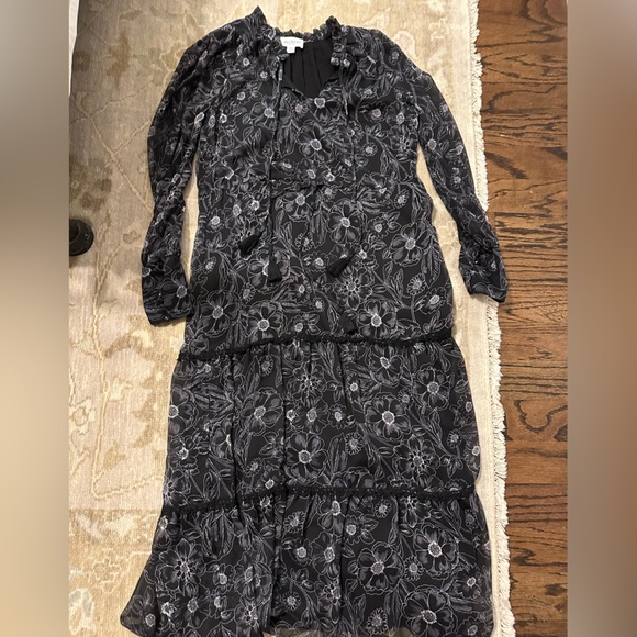 Allison New York | Dresses | Allison New York Black And White Maxi ...